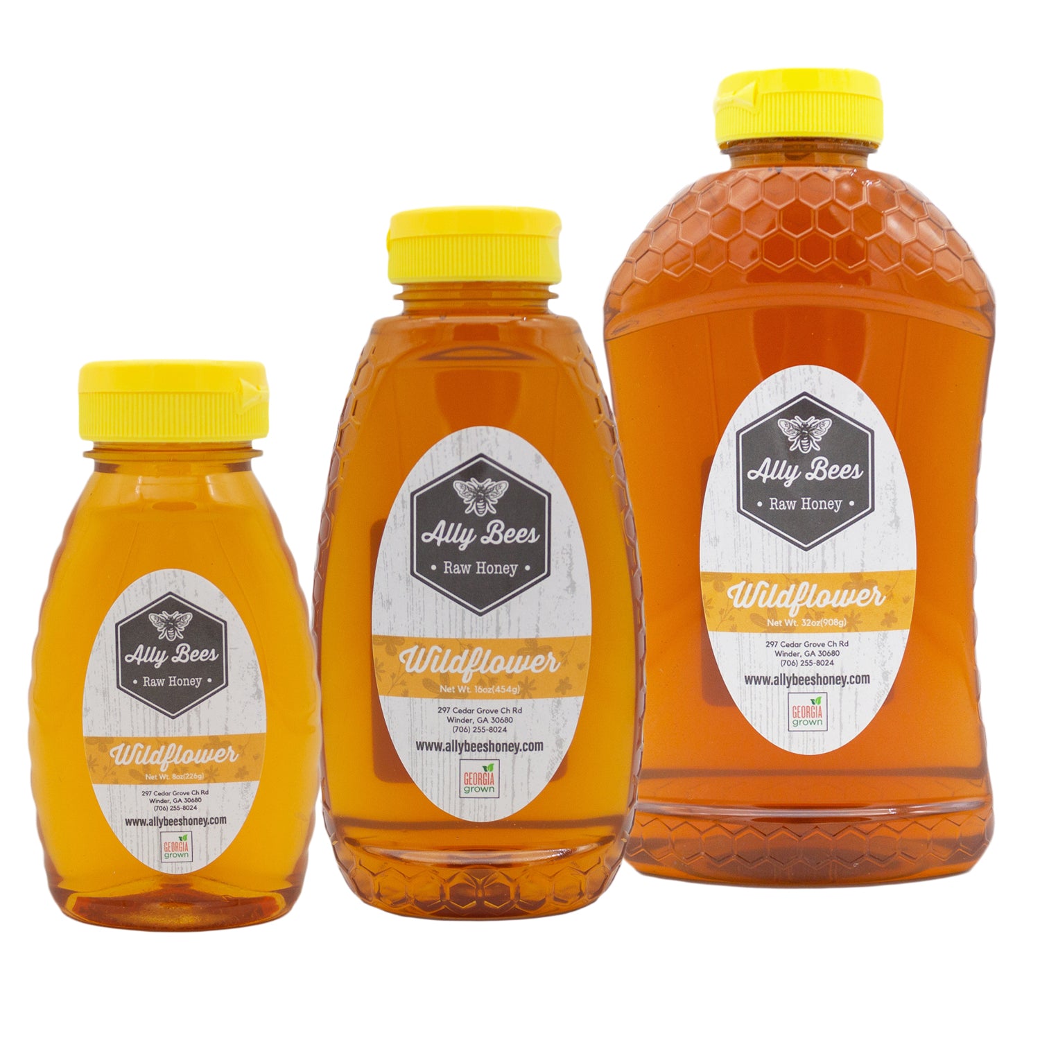 Wildflower Honey - Squeezer – Ally Bees Honey